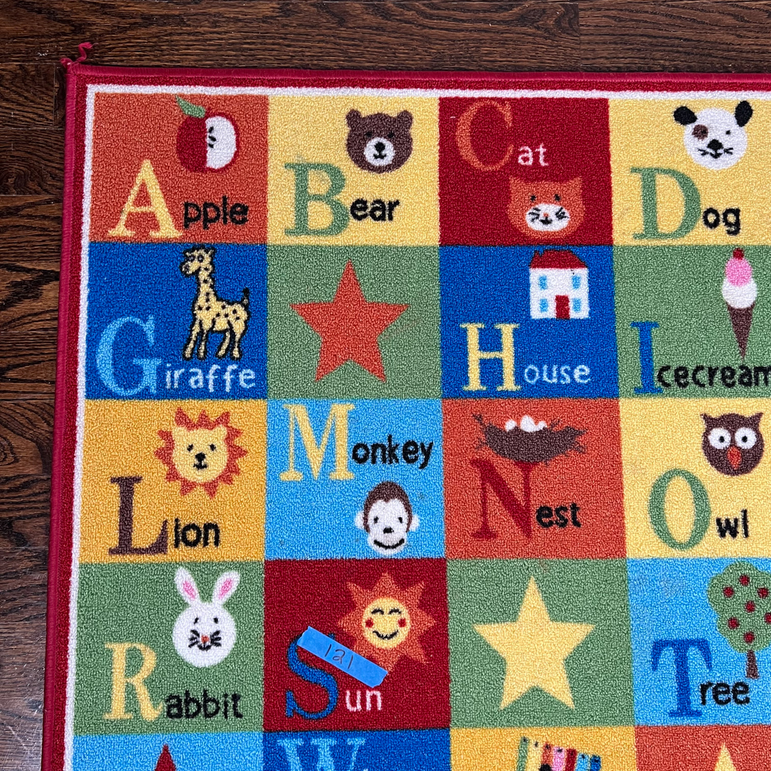 CHILDREN'S ALPHABET RUG