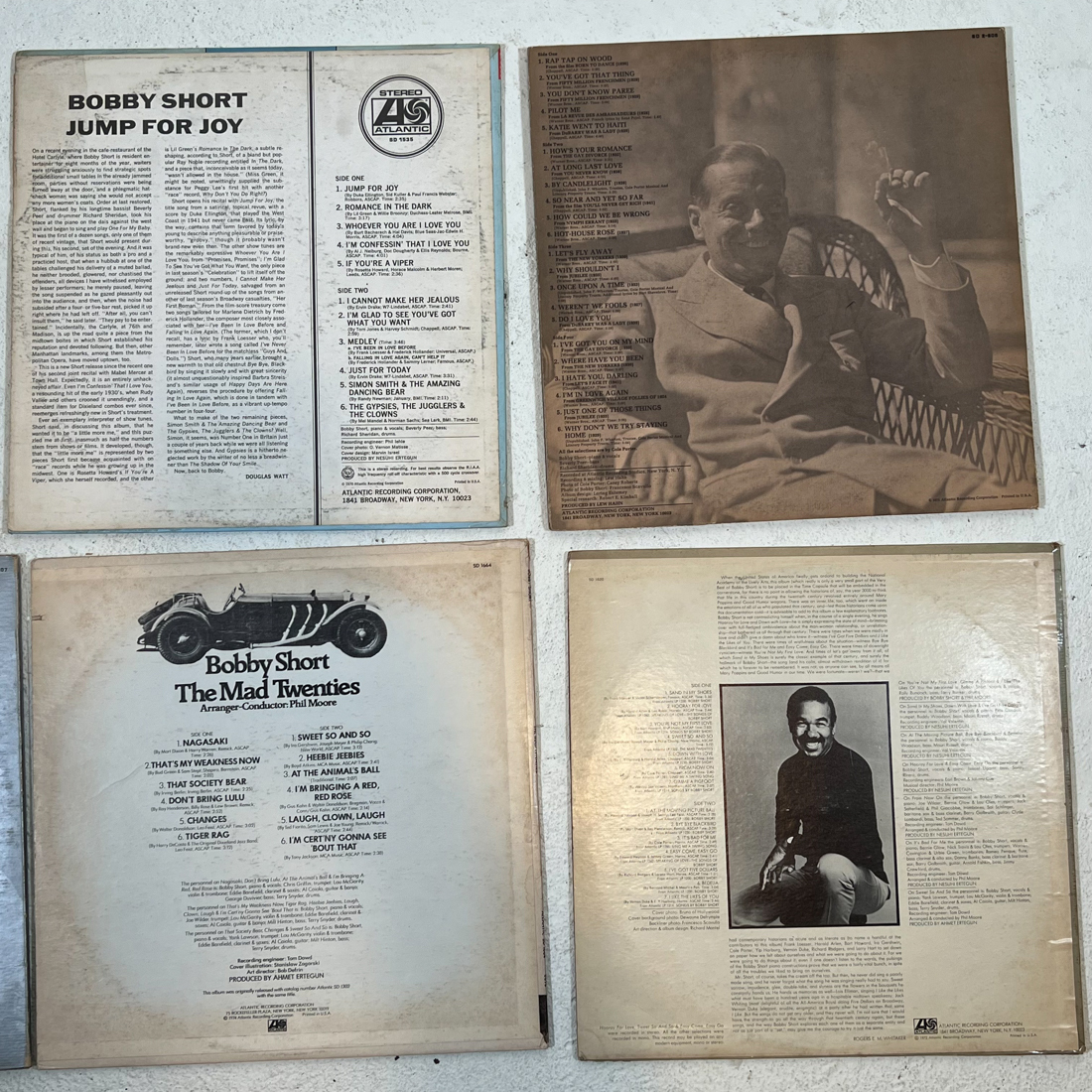 6pc Bobby Short Records 