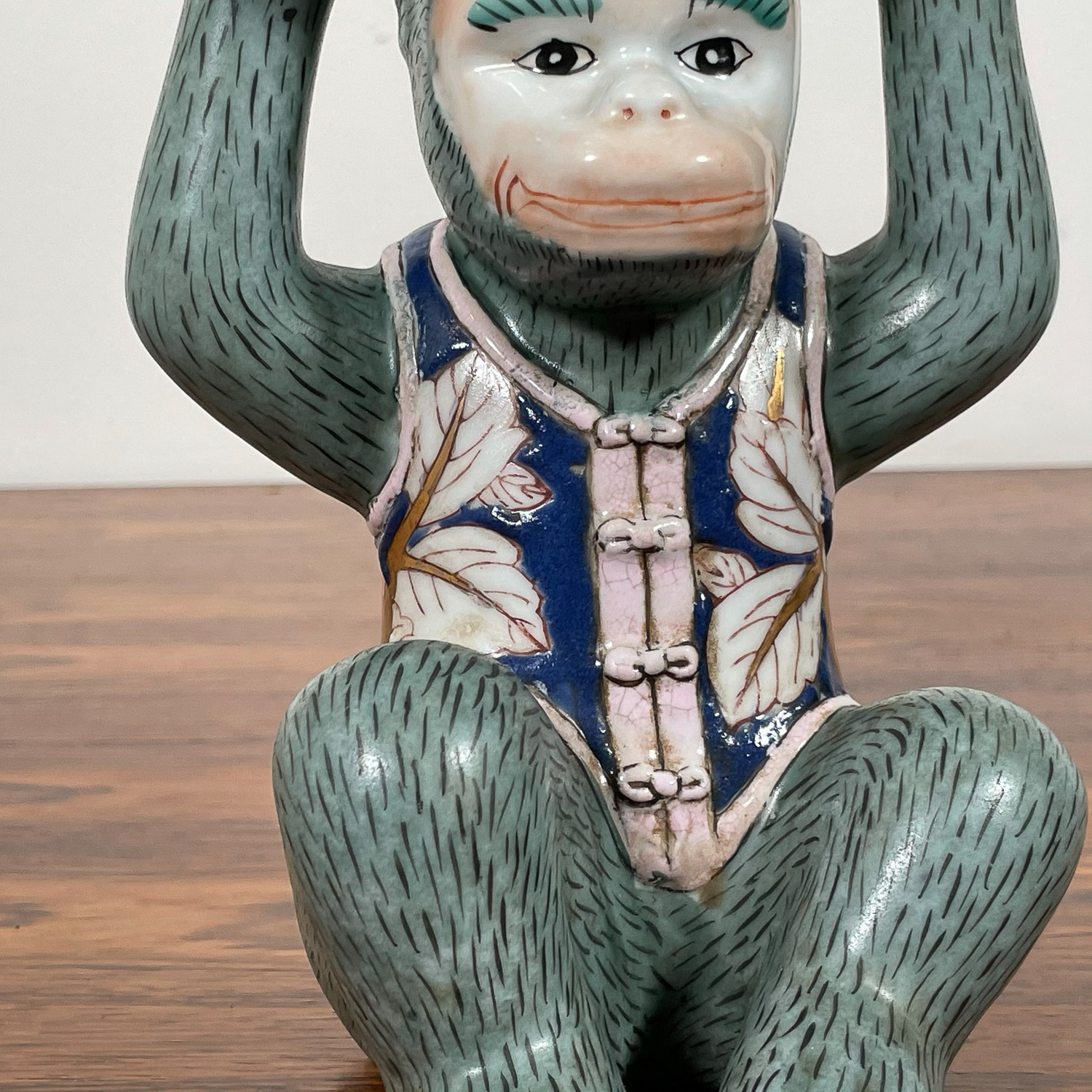 CHINESE CERAMIC MONKEY FIGURE